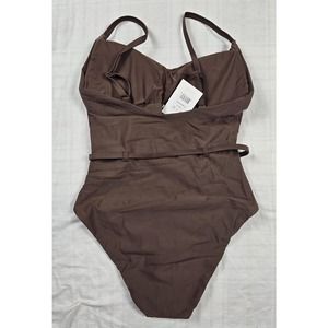 Riviera | Swim | Andie Swim The Riviera One Piece Espresso Brown Belted ...